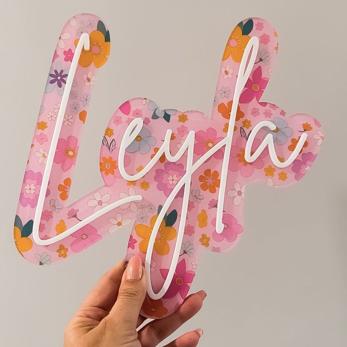 Blond + Noir Designs | Printed Acrylic | Custom Acrylic Name