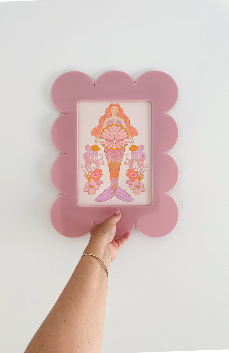 Bubble Frames | Custom Acrylic Frame – Blond + Noir